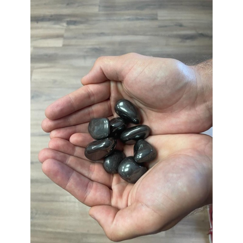 Tumble Stones Lg - Haematite B - 24 unidades - PIEDRAS PRECIOSAS CA...