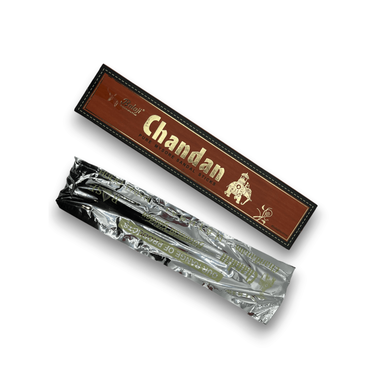 BALAJI Incienso Chandan Sandalo - Pure Mysore Sandal Sticks - 1 caj...